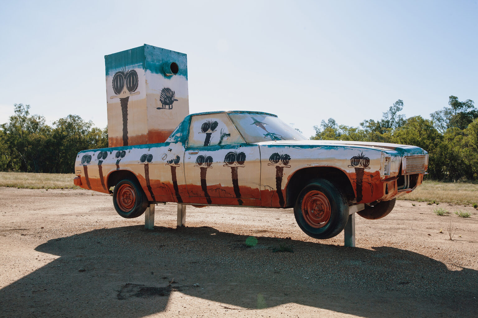 Utes in the paddock - www.visitlachlanshire.com.au